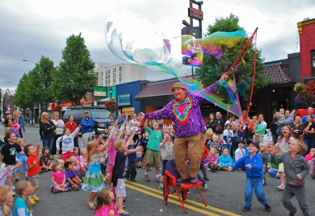 Bubbleman, blues, and buskers will precede Summerfest on July 12 ...